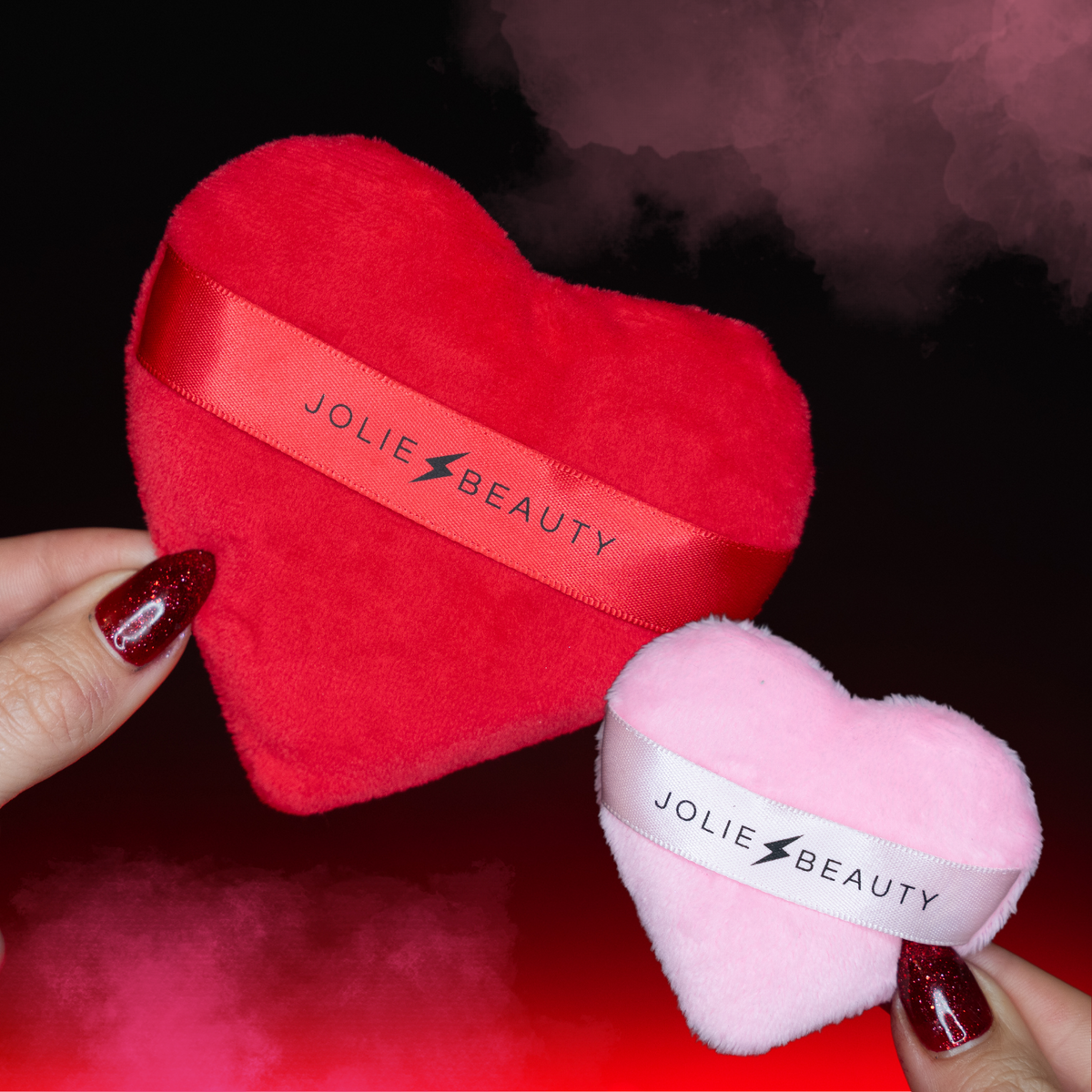 Tainted Heart Powder Puffs - Jolie Beauty